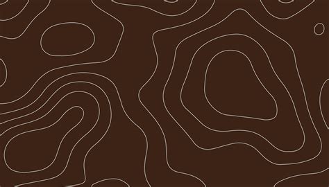 Dark Brown Topographic Map Pattern 55725435 Vector Art At Vecteezy