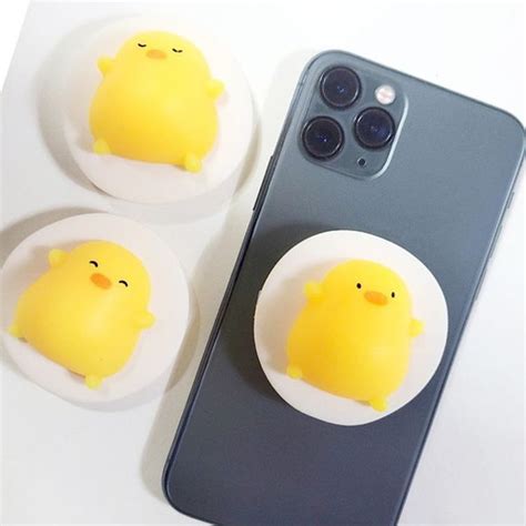 말랑말랑 스퀴시 후라이 그립톡 팝톡 홈플러스 택배배송