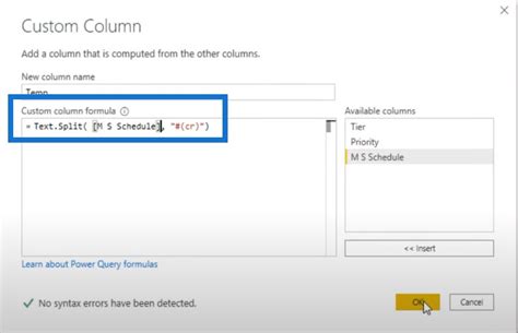 Power Bi Column Split Power Query Tutorial How To Split Multi Lined Excel Cells In Power Bi