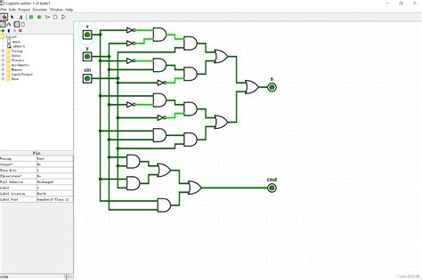 Logisim之4位全加器实现以及七段数码管显示hhh江月的技术博客51cto博客 Logisim之4位全加器实现以及七段数码管显示hhh江月的技术博客51cto博客
