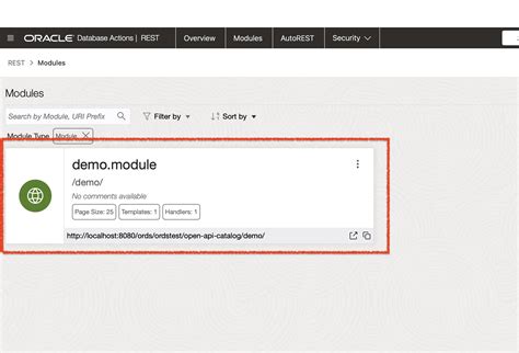 Getting Started With Oracle REST Data Services