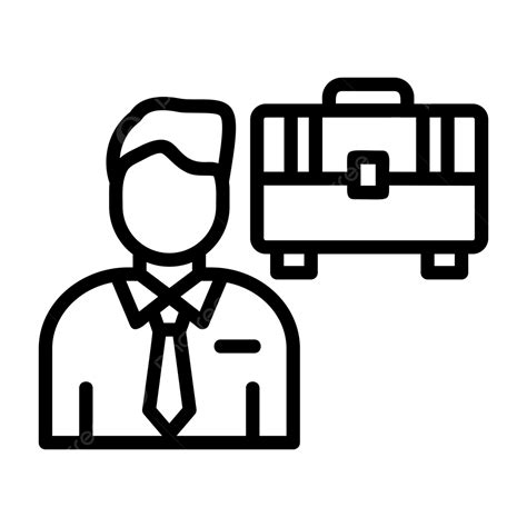 Business Line Icon Vector Business Icon Business Chart Png And