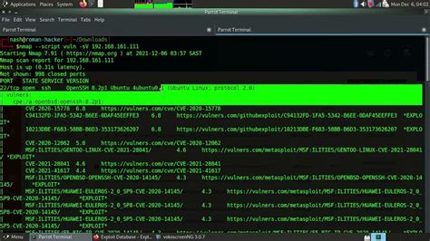 How To Scan For Vulnerabilitiescve Using Nmap Youtube