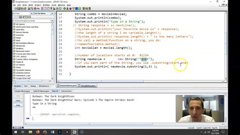 Intro To Strings In Java Youtube