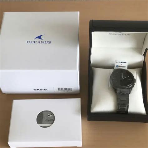 CASIO OCEANUS OCW-T200SB-1AJF CLASSIC LINE Blue Black Men's Watch New £ ...