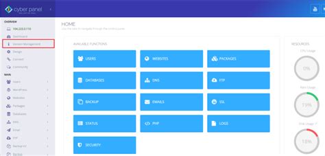 How To Install Cyberpanel On Ubuntu 2204 Greencloud Documentation