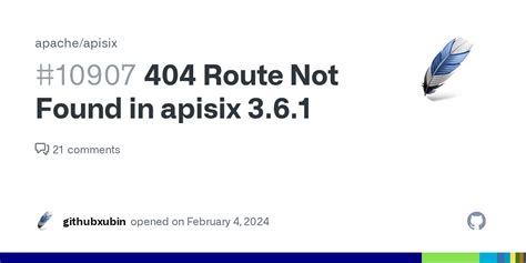 Route Not Found In Apisix Issue Apache Apisix GitHub