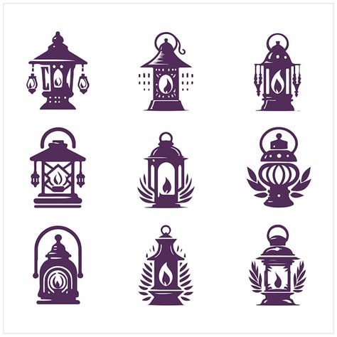 Lantern Logo Premium Ai Generated Vector