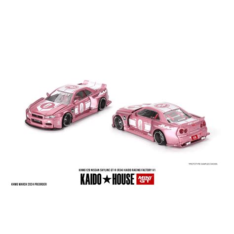 Nissan Skyline Gt R R34 Kaido Racing Factory V1 Pink Khmg128