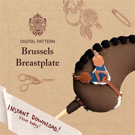 Brussels Breastplate Digital Diy Pattern 3 Sizes Video Tutorial