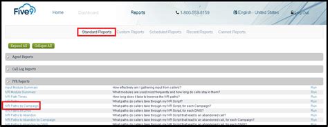 reporting ivr paths by campaign
