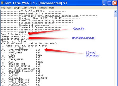 Thang Le Freertos And Implementation Of Fat File System Fatfs On Sd Card