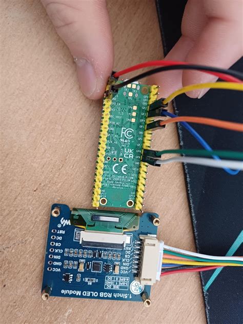 is my pico code correct it the connected screen stays blank r