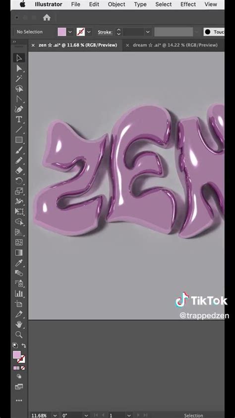 How To Create A 3d Glass Chrome Effect In Adobe Illustrator Graphic