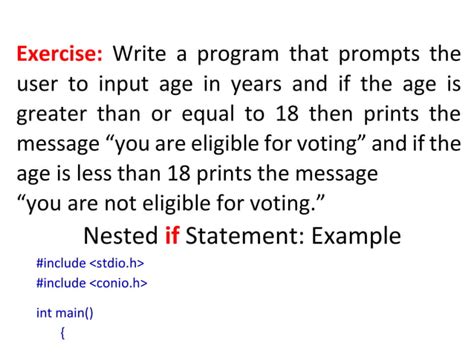 programming fundamentals decisions ppt
