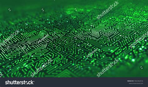 Ai Processor Processing Data Cpu Circuit Stock Illustration 1832362516