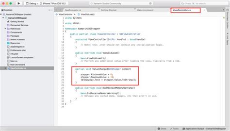 How To Use Stepper In Xamarin Ios App