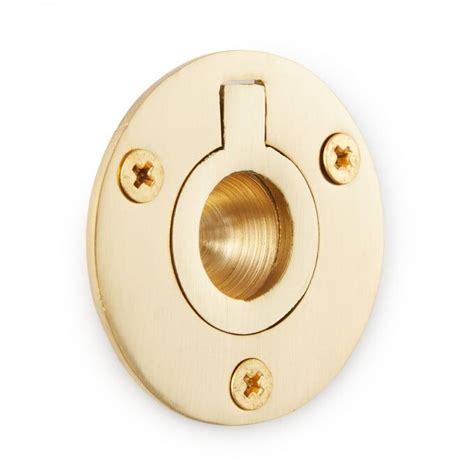 Round Recessed Ring Pull Signature Hardware Cabinet Hardware Pulls
