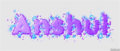 Anshul Text Effect And Logo Design Name