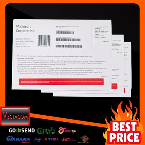 Jual Microsoft Windows Pro Oem Bit Original Jakarta Pusat Vectacom Tokopedia