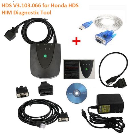Honda HDS HIM OBD2 Diagnostic Scanner Tool V3 103 066 For With Z TEK USB1 1 To RS232 Supports
