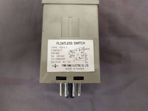 YONG SUNG YSFS M FLOATLESS SWITCH CONTROL PACK VAC