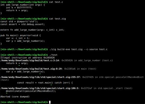 Zig Catching Undefined Behavior In C Code Rzig