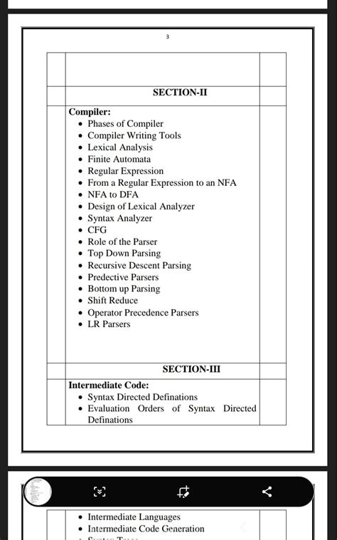 MCA 1st Semester Compiler Design Notes In English Study Rate