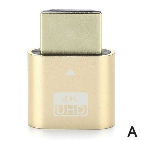 4k Hdmi Kompatibler Dummy Adapters Virtual Plug Headless Ghost Display Emulators P0u2