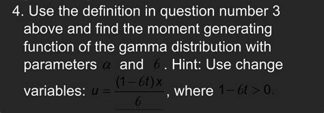 Solved Use The Definition In Question Number Above And Chegg