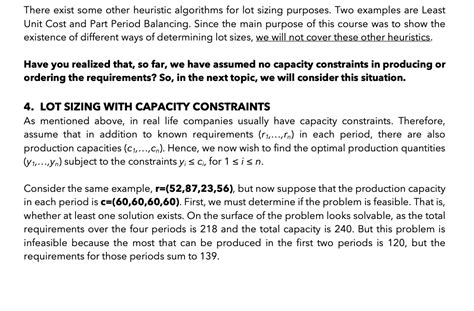 There Exist Some Other Heuristic Algorithms For Lot