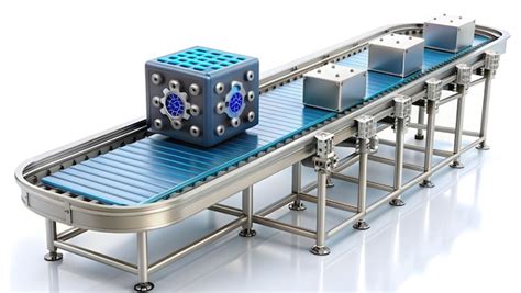 3d Ai Data Analysis Icon With Production Line Concept For Manufacturing Ideal For Isolated