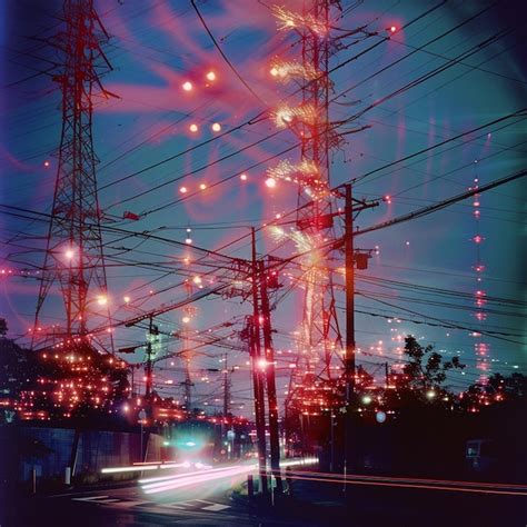 Photographic Visualization Of Wireless Internet And Wifi Signal