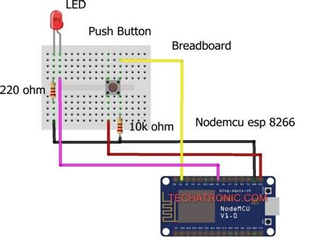 Led Interfacing With Nodemcu Mini Project Esp8266 Led
