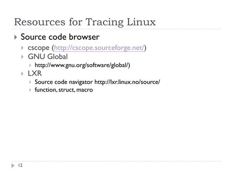 Ppt Trace Linux Kernel Source Powerpoint Presentation Free Download
