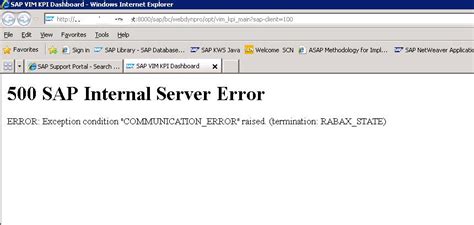 Solved 500 SAP Internal Server Error SAP Community