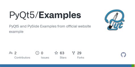 Github Pyqt5examples Pyqt5 And Pyside Examples From Official