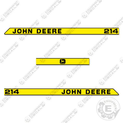 Fits John Deere 214 Decal Kit Riding Mower Equipment Decals