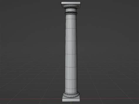 Classical Columns 3d Model Cgtrader