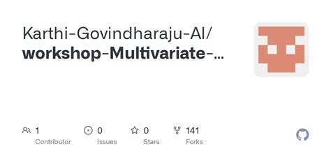Github Karthi Govindharaju Ai Workshop Multivariate Analysis