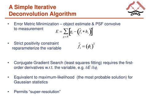Ppt Image Processing And Deconvolution Powerpoint Presentation Free