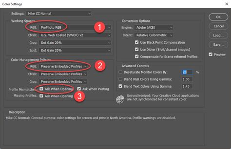 solved an embedded color profile that does not match the adobe