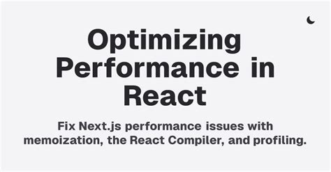 Optimizing Performance In React Raul Carini