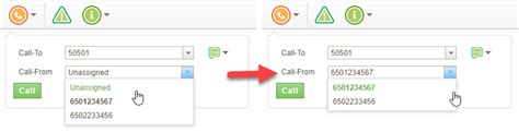 CIM Remove Unassigned Option From The Call From Options Brekeke