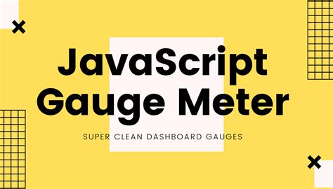 Animated Clean Javascript Gauge Meter Plugin