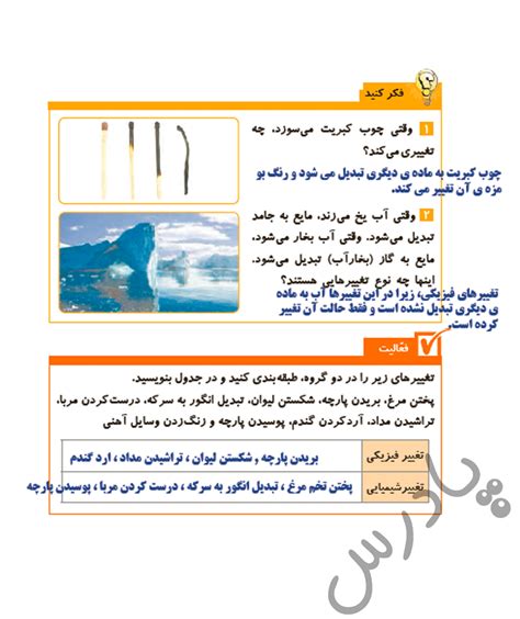 گام به گام درس 2 علوم پنجم