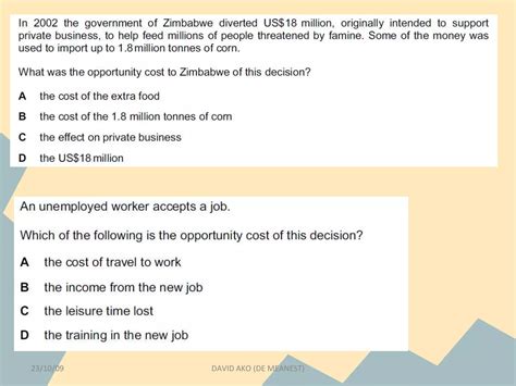 Basic Economic Problems Ppt