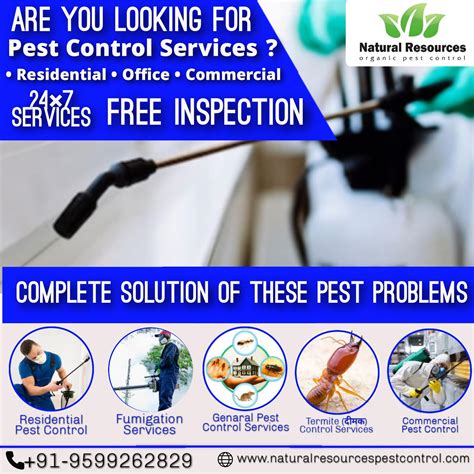 Natural Resources Pest Control Delhi