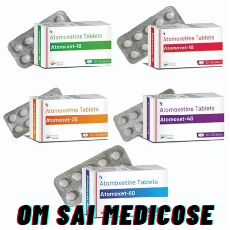 Axepta Hypercon Atomxet Atomoxetine Hydrochloride Tablets Packaging Type Box Packaging Size