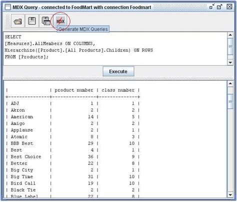 Schema Workbench Testing Mdx Query How To Jaspersoft Community